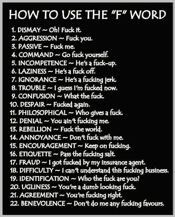 Sober in a Nightclub: How to use the F Word.