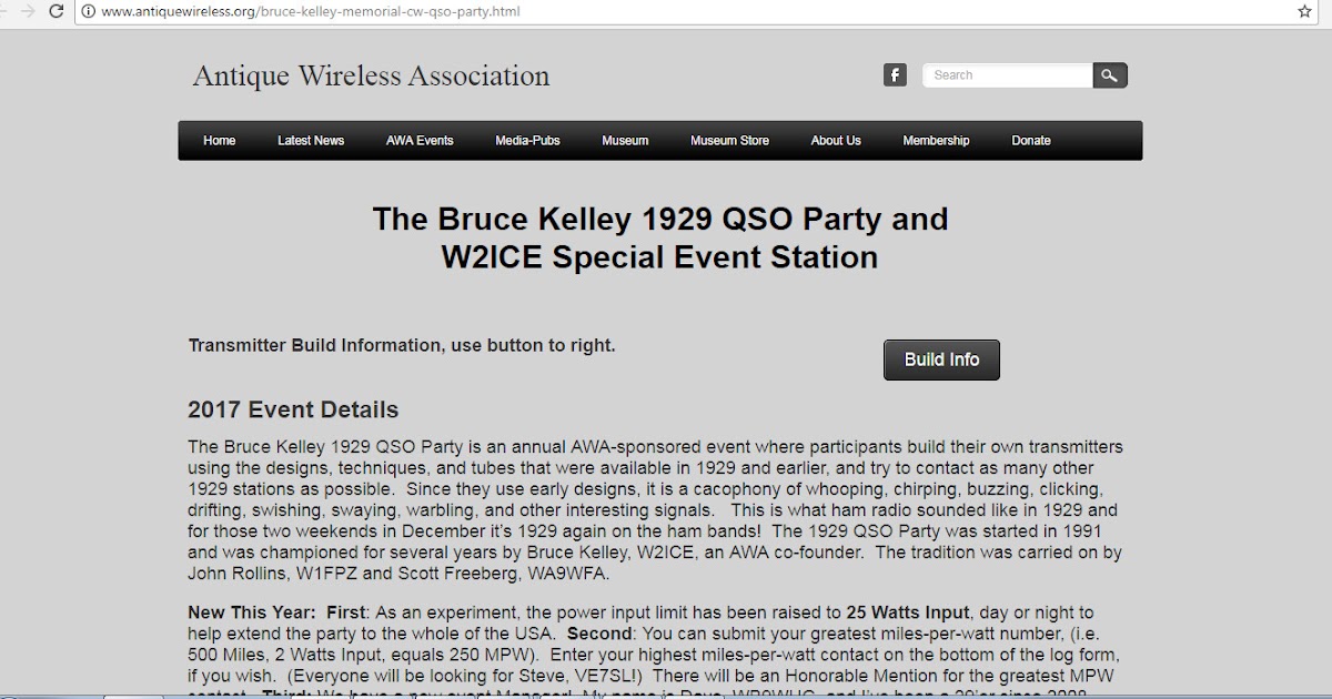 SV1GRN: Bruce Kelley 1929 QSO Party