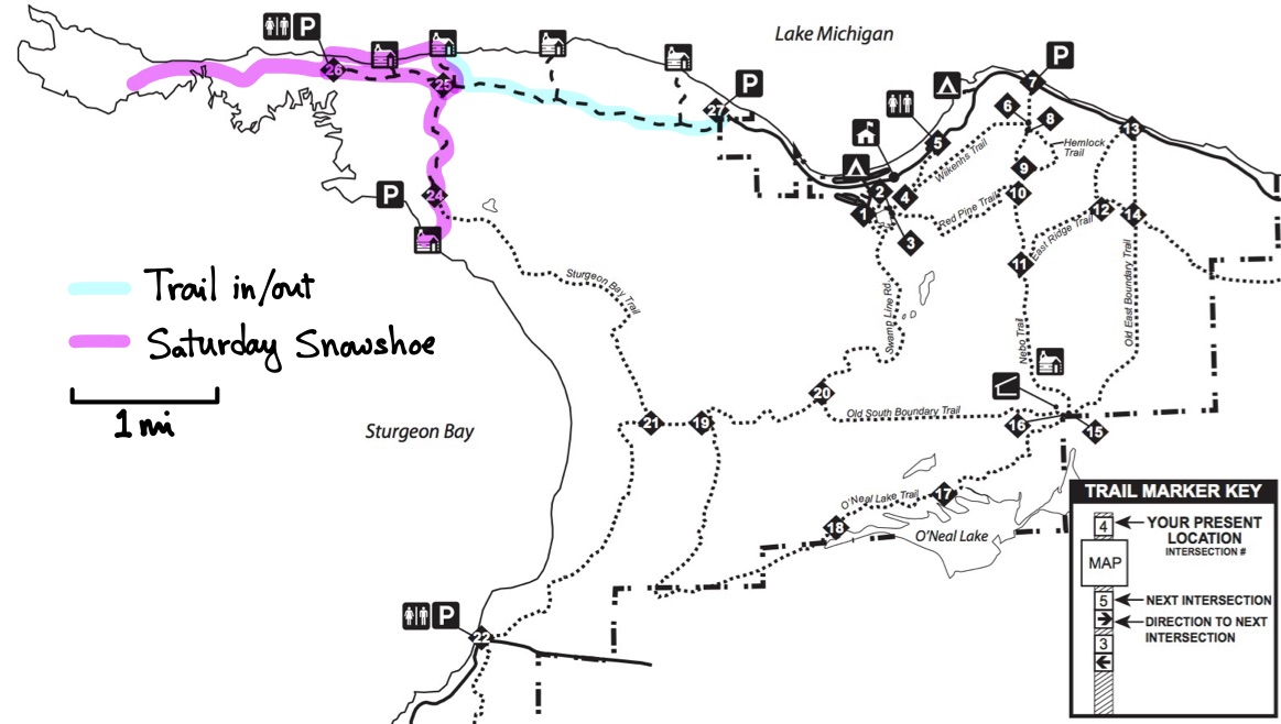 Wilderness State Park Map