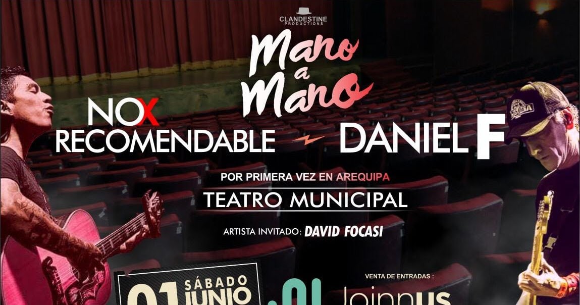 Mano a Mano: Daniel F Y NO RECOMENDABLE En Arequipa - 01 De Junio ...