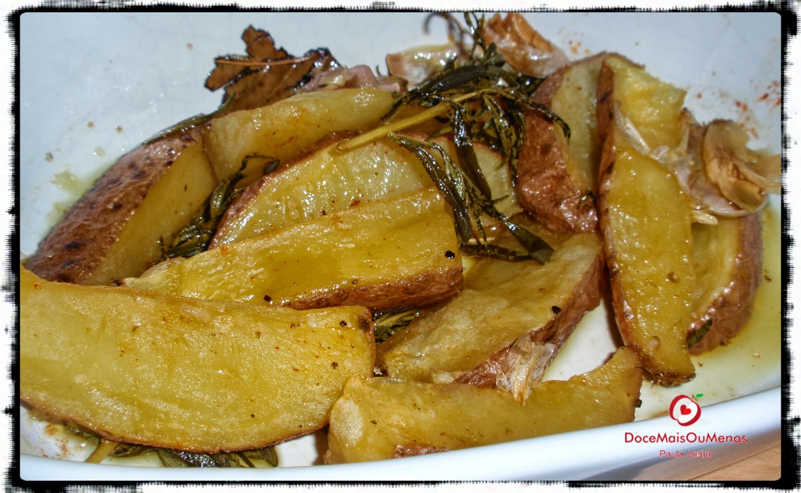 DoceMaisouMenos: ENSOPADO DE LULAS COM BATATAS CONFITADAS COM ALECRIM