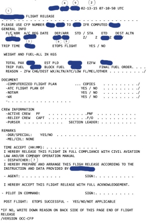 Operational Flight Plan (OFP) - Aviation Lessons