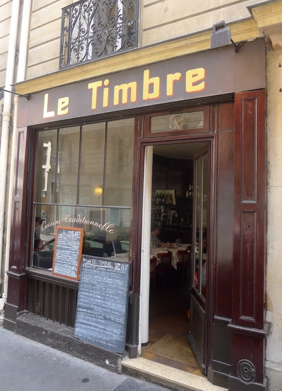Lunch at Le Timbre, a Cozy Restaurant near the Luxembourg Gardens
