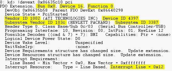 BSODTutorials: Understanding PCI Configuration Space