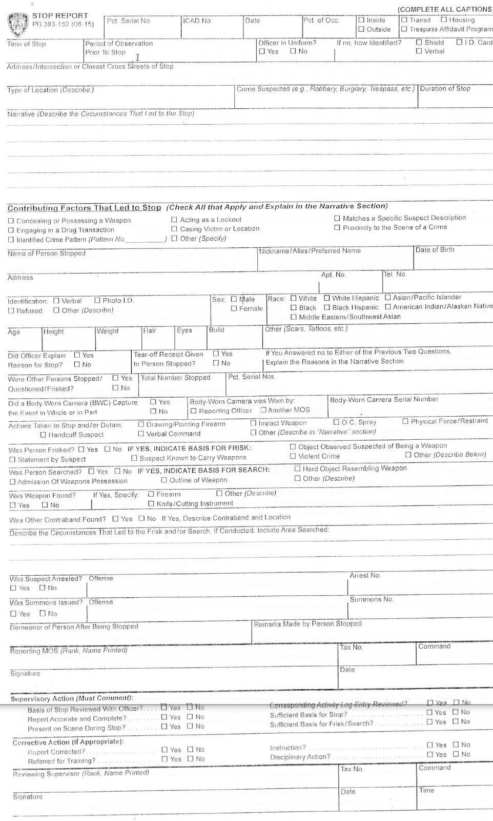 Cop in the Hood: 2015