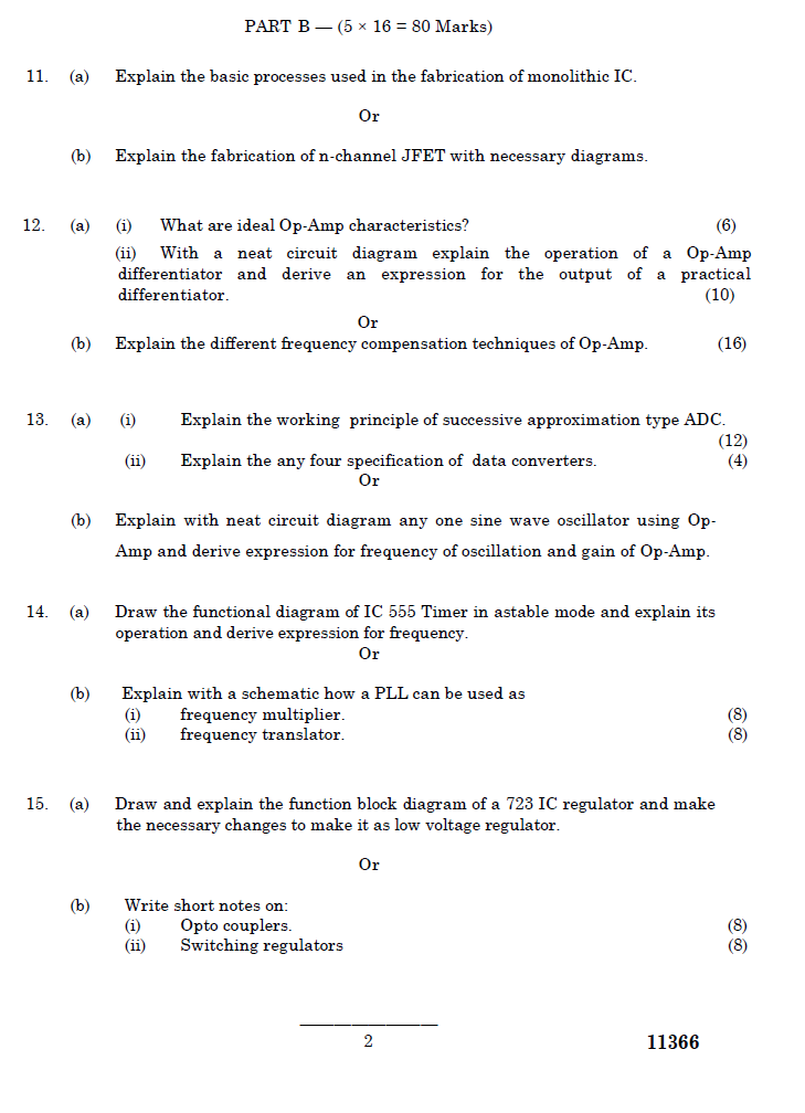EE2254 Linear Integrated Circuits and Applications Nov Dec 2012 ...