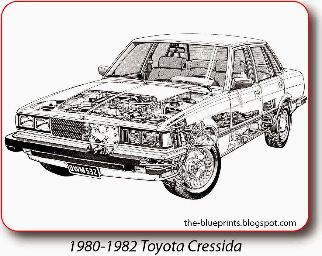 Vector Blueprints - Cars, Trucks, Busses and others: Toyota - Illustrations