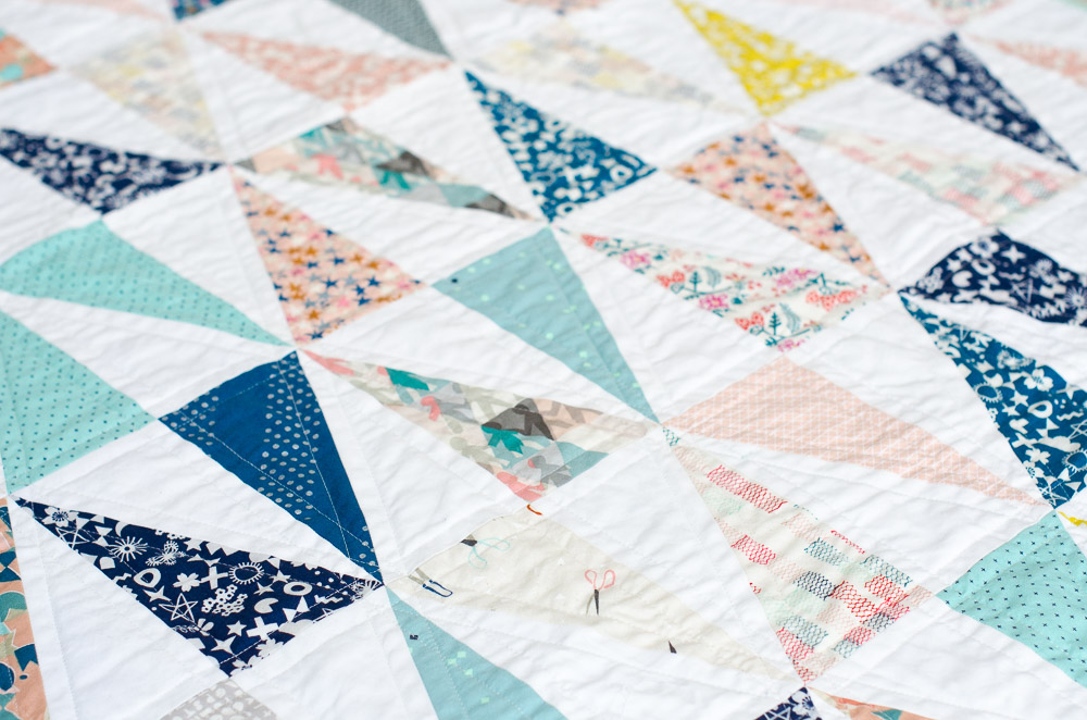 Hyacinth Quilt Designs: Half Rectangle Quilt