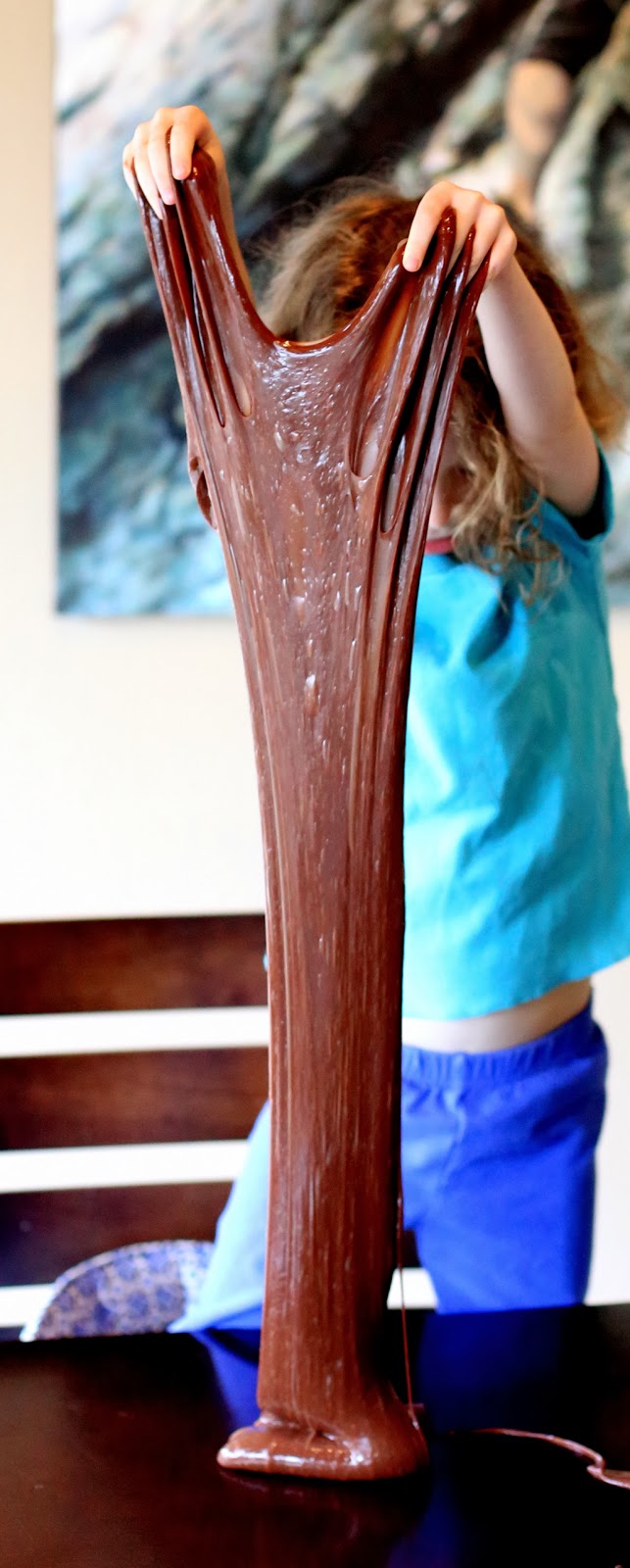 Chocolate Stretchy Slime Recipe