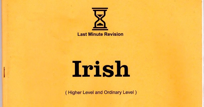Study Notes By Kaz: Irish Vocab & Paper 1: OL