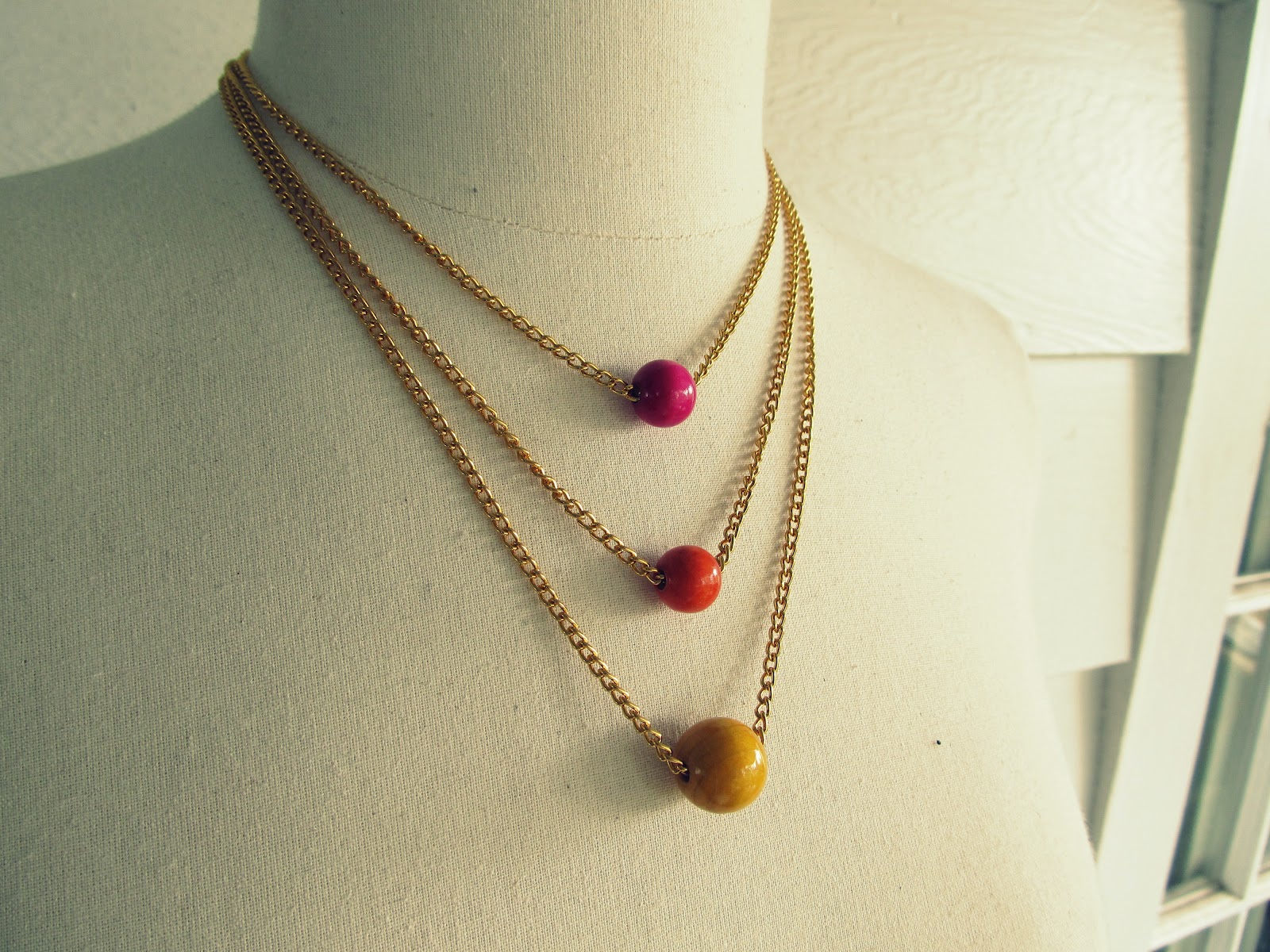 WobiSobi Bead And Chain Necklace DIY wobisobi-bead-and-chain-necklace-diy