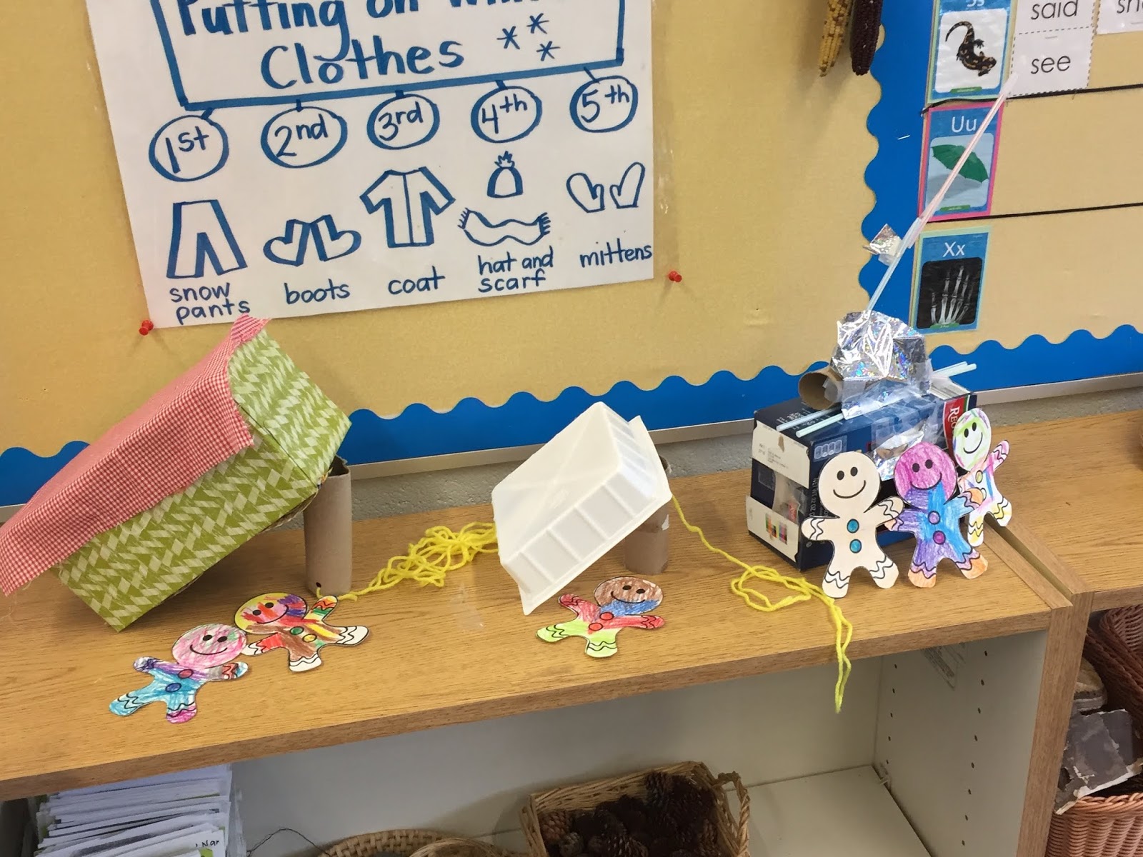 Ellen's Kindergarten: Gingerbread Man Traps