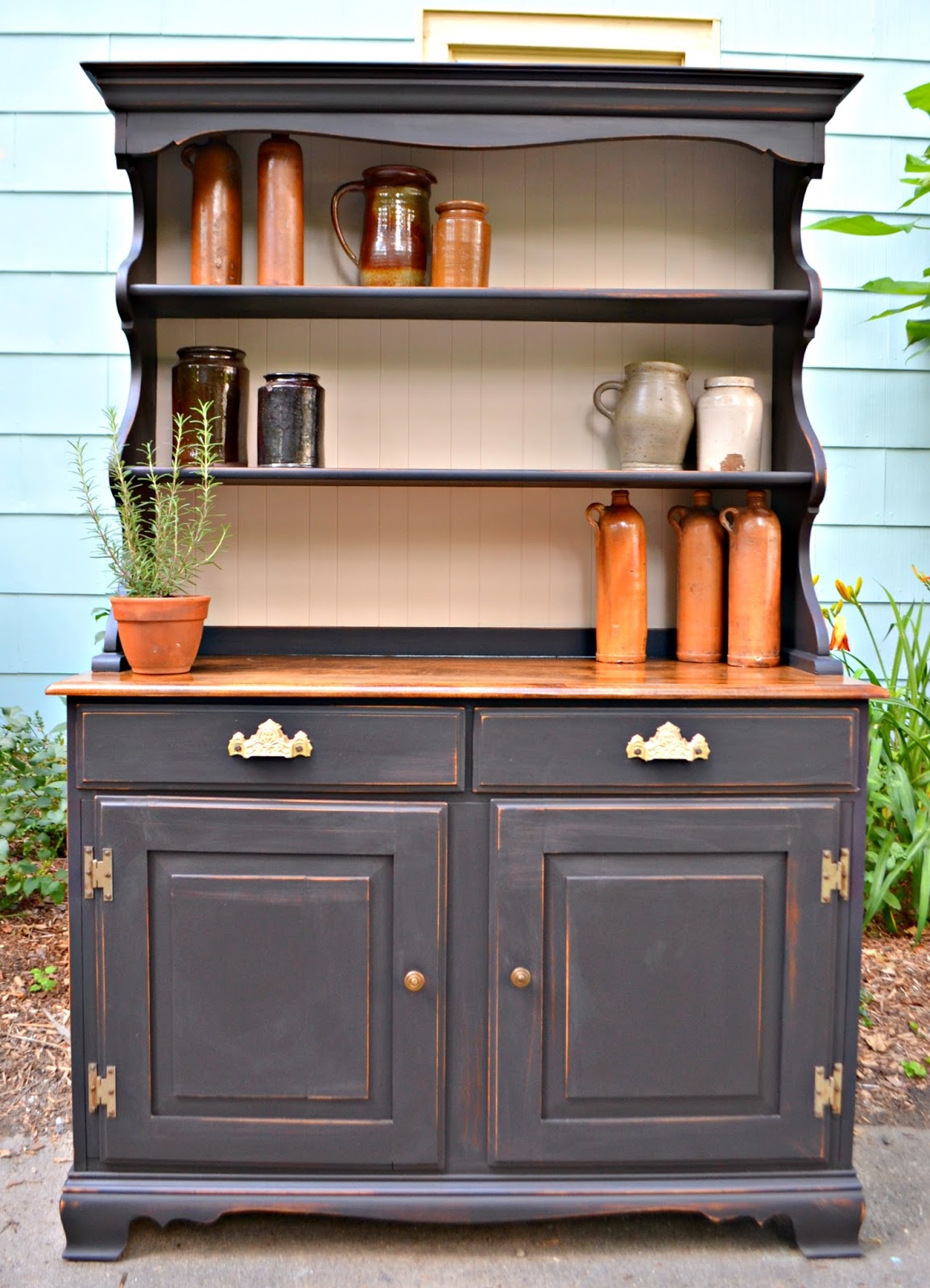 Heir and Space: A Maple Hutch In (Almost) Black