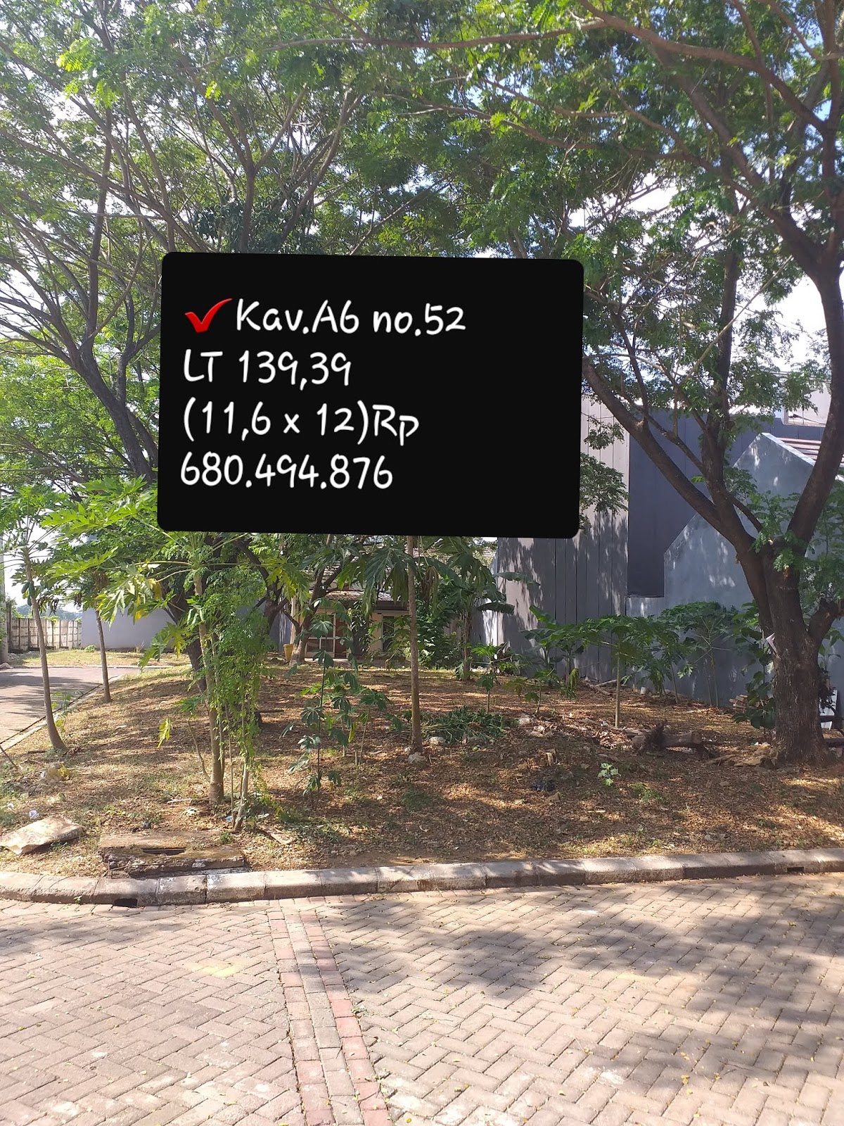 Perumahan royal spring: Kavling tanah royal spring hertasning