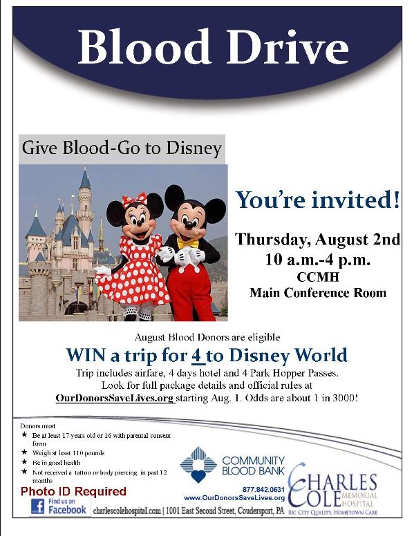 Solomon's Ads: blood drive