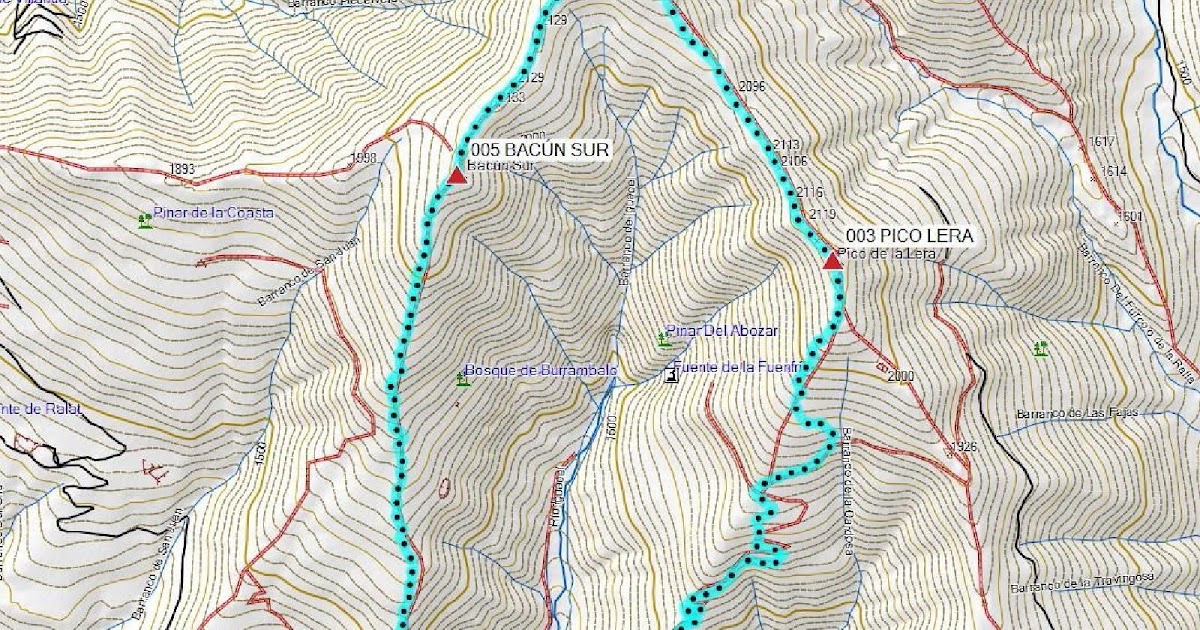 Por ahí no es...,la montaña y algo más: CIRCULAR A LOS PICOS LERA ...