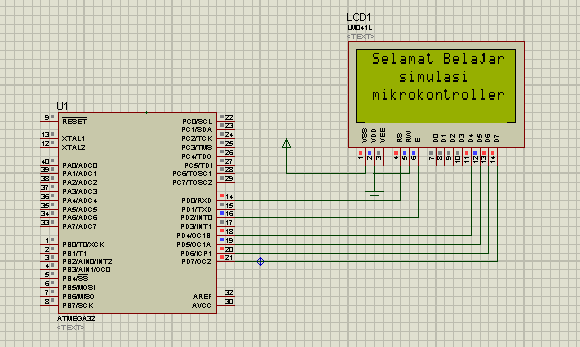 Simulasi mikrokontroller menampilkan teks pada LCD dengan BASCOM-AVR ... Simulasi mikrokontroller menampilkan teks pada LCD dengan BASCOM-AVR ...