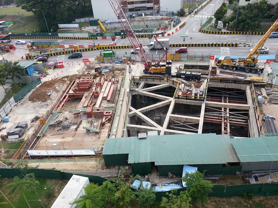 Downtown Line Construction: Downtown Line 3 May/Jun 2016 Update: Part 2