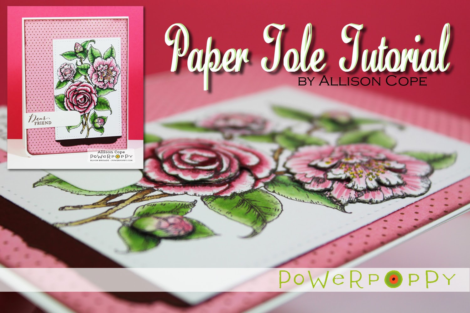Power Poppy - The Blog: Camellias: A Paper Tole Tutorial