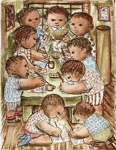 New Deal of the Day: New Deal Art: "WPA Art Class Painting"