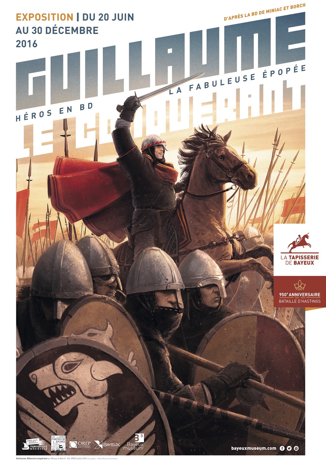 Jean-François Miniac: Guillaume le Conquérant, héros de B.D - William ...