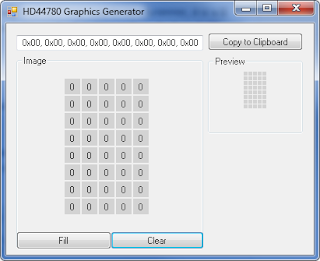 eShortCircuit: HD44780 Custom Graphics Generator