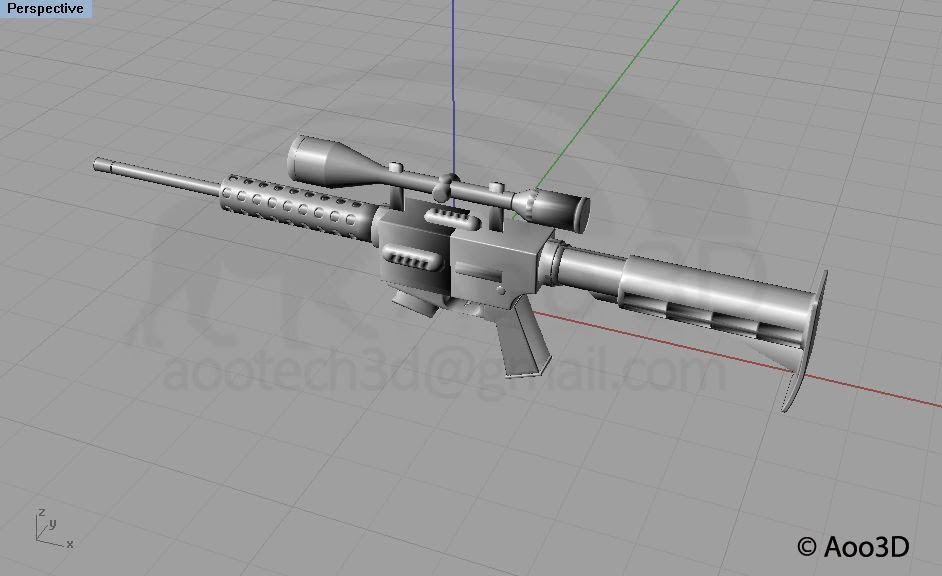 Gun design | Aoo3D