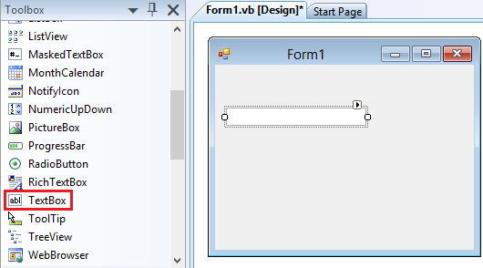 VB.NET: TextBox Control