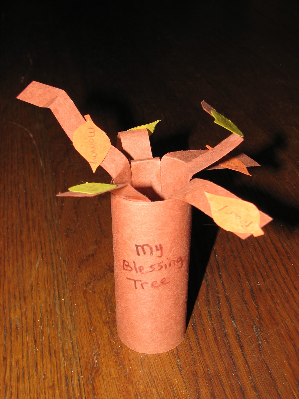 A Day's Journey: Gratitude and Blessing Tree Craft