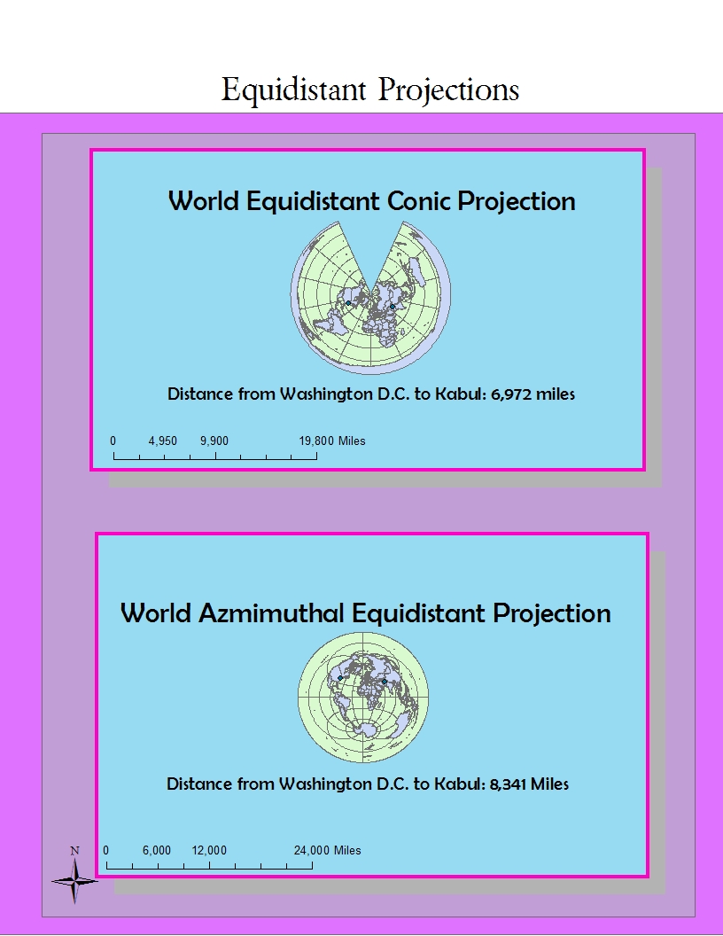 Kiran Simmons, Geographic Information Systems: Lab 5: Map Projections
