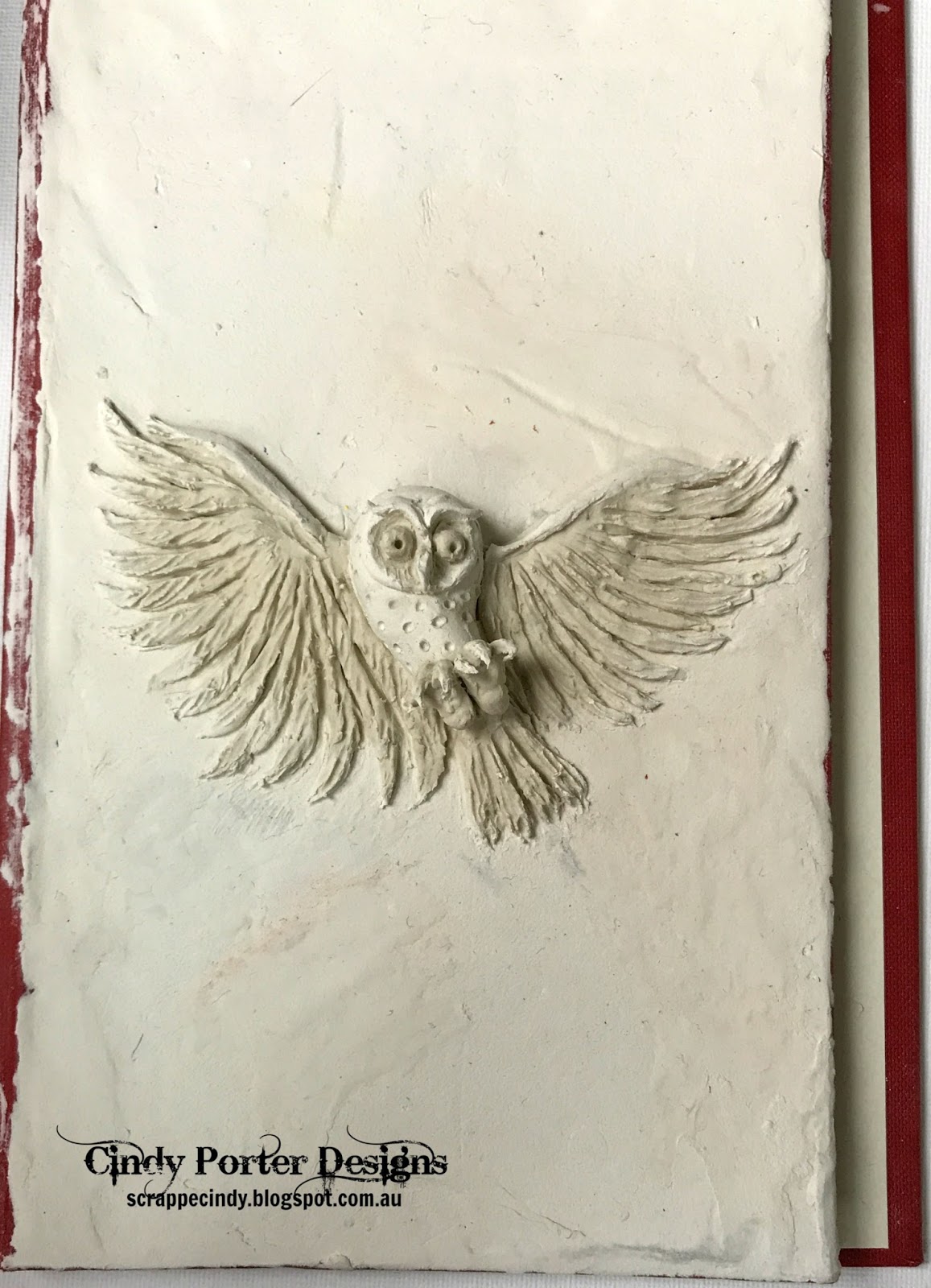 Creative Paperclay® air dry modeling material: Owl Journal Cover with ...