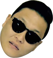 Coret Coret: Belajar ngecrop muka PSY - PSY Faces Transparent PNG