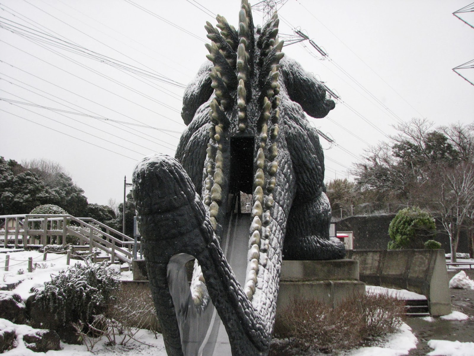 Atomic Robot News: Yokosuka's Godzilla Slide