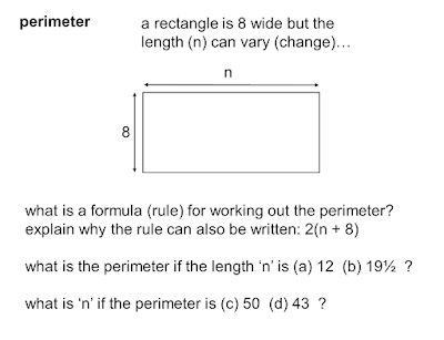 MEDIAN Don Steward mathematics teaching: rectangle perimeter