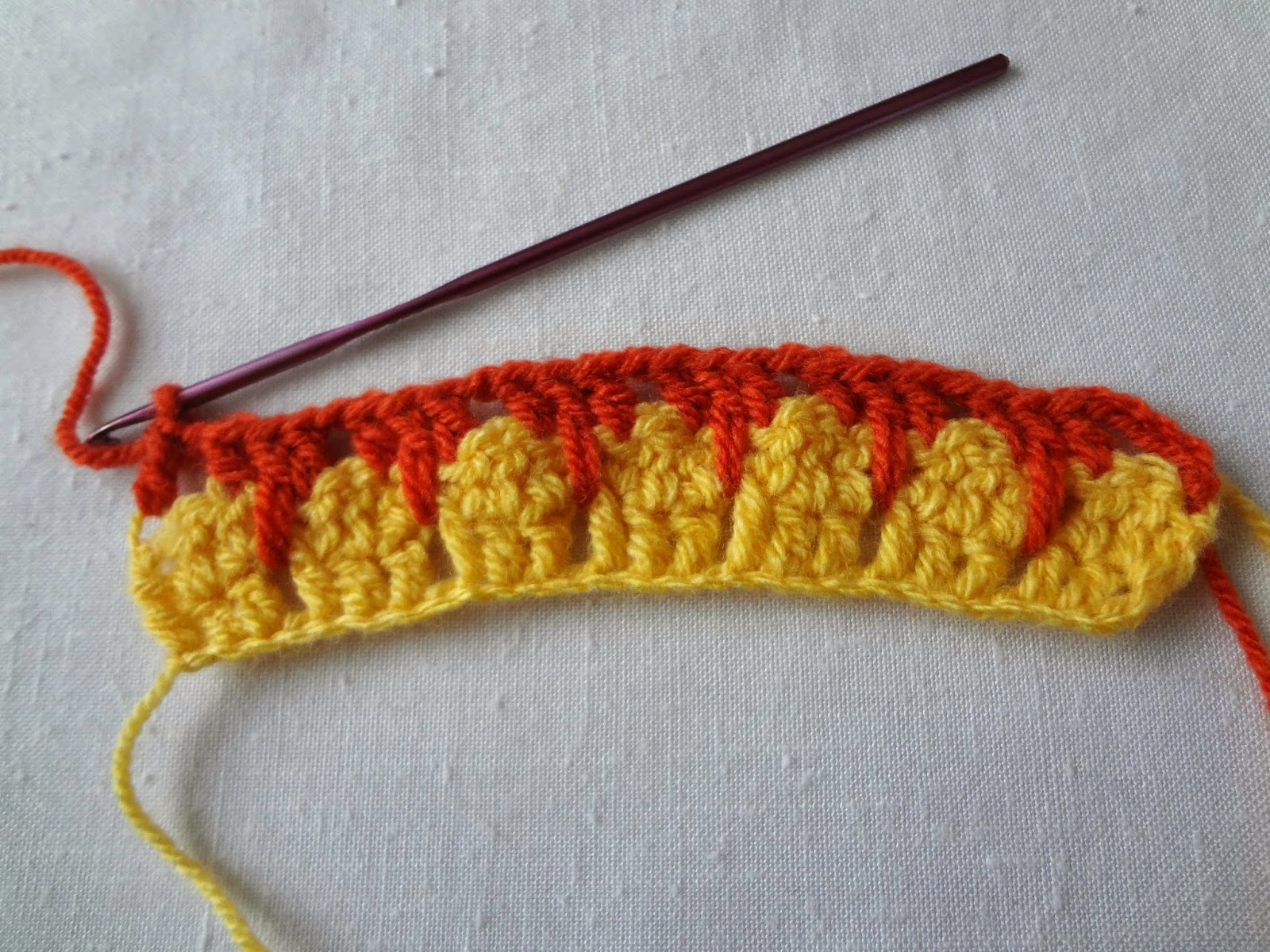 Little Treasures: Larksfoot Crochet Stitch Pattern (or the Icicle ...