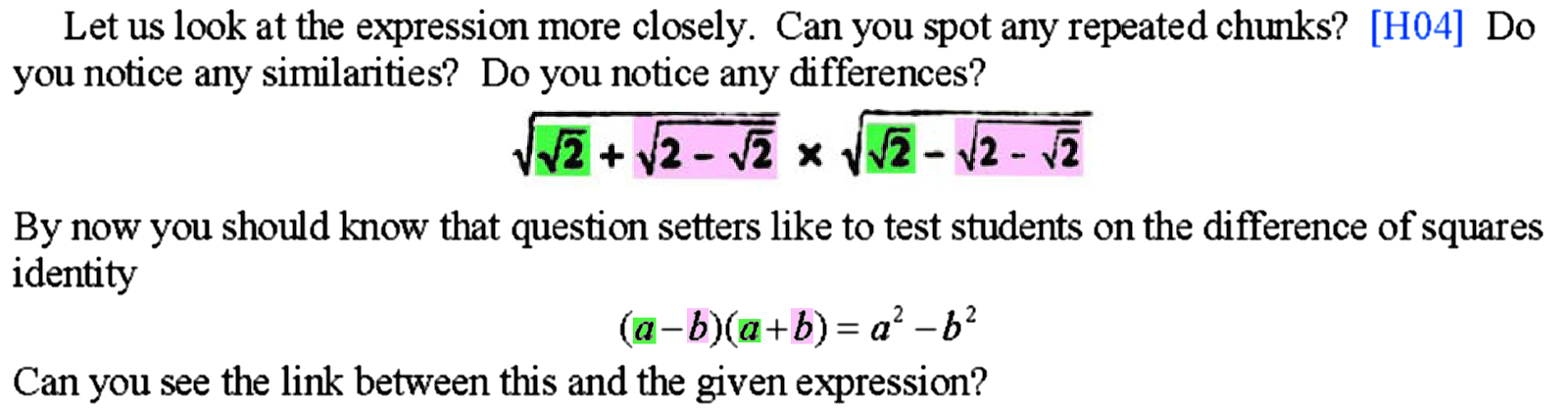 Truly Singaporean Singapore Mathematics: [AM_20151119ISSD] Differences ...