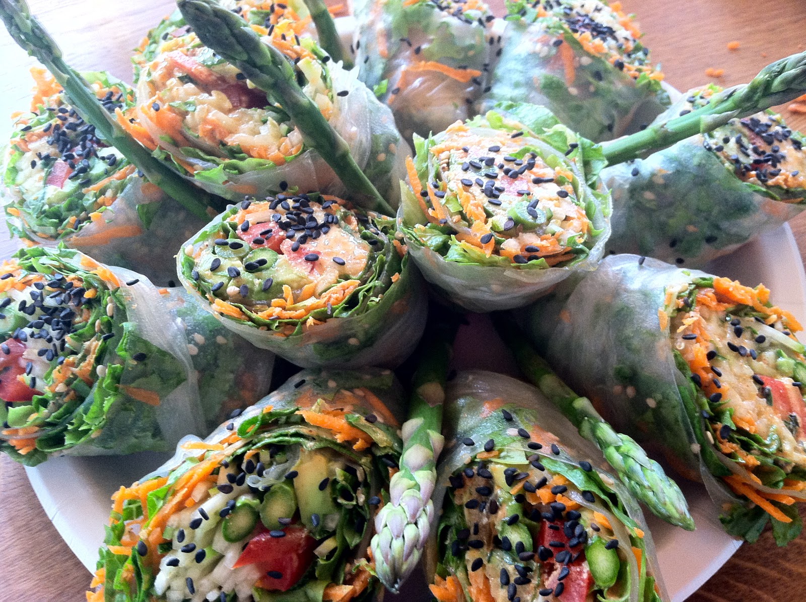 Positively Vegan: Those Beautiful Spring Rolls
