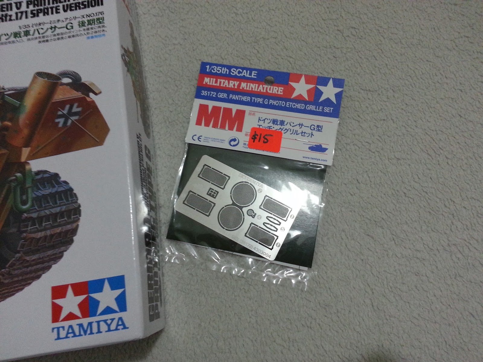 Dave's Model Workshop: I finally purchased a 1/35 Tamiya Panther Ausf.G ...