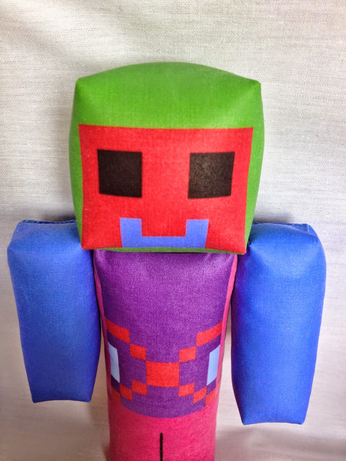 CraftingNerdy: Julian's Minecraft Custom Skin Plush Toy