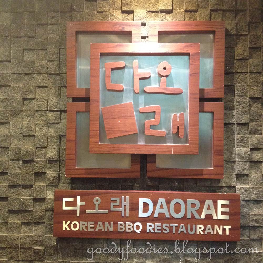 GoodyFoodies: Daorae Korean BBQ Restaurant, Bandar Puteri Puchong, Selangor