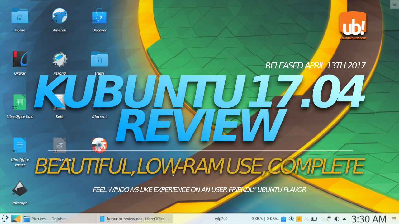 GNU/Linux Review: Kubuntu 17.04 Zesty Zapus