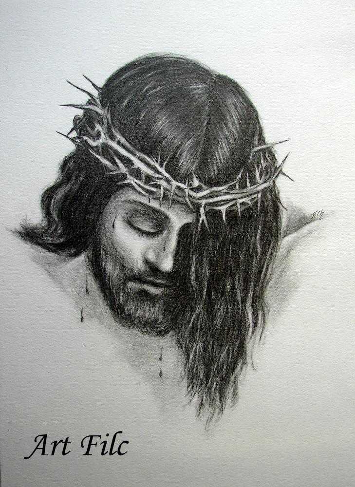 Art Filc: Kolejny rysunek "Jezus Chrystus' / Next drawing "Jesus Christ"
