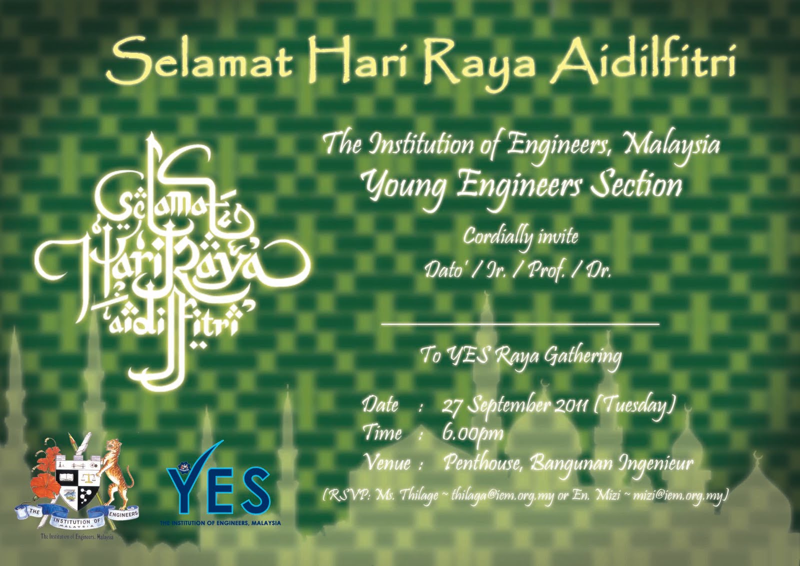 IEM YES KL: Event: Raya Gathering Invitation