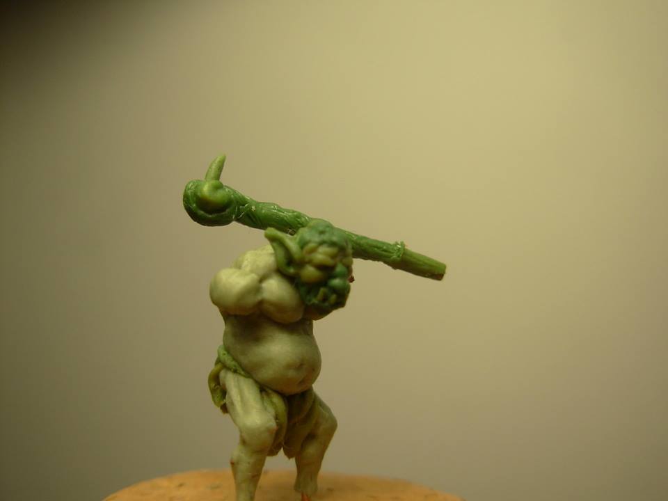10mm Wargaming: 10mm Half-Troll from Dark Fields Factory