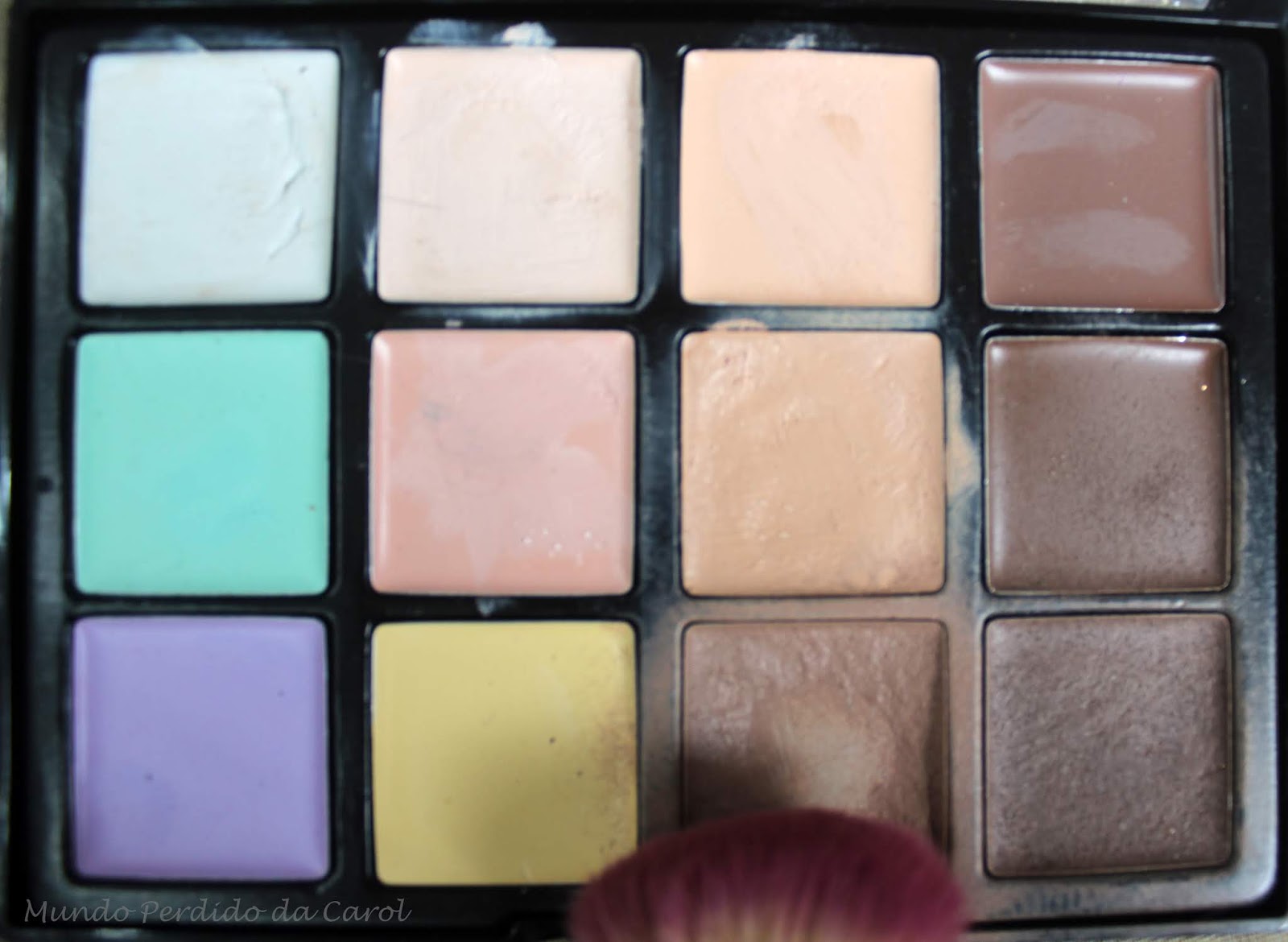 Mundo Perdido da Carol: Resenha: Paleta de 12 Corretivos Ruby Rose