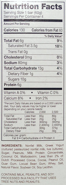 On Second Scoop: Ice Cream Reviews: Yasso Peanut Butter Cup Frozen ...