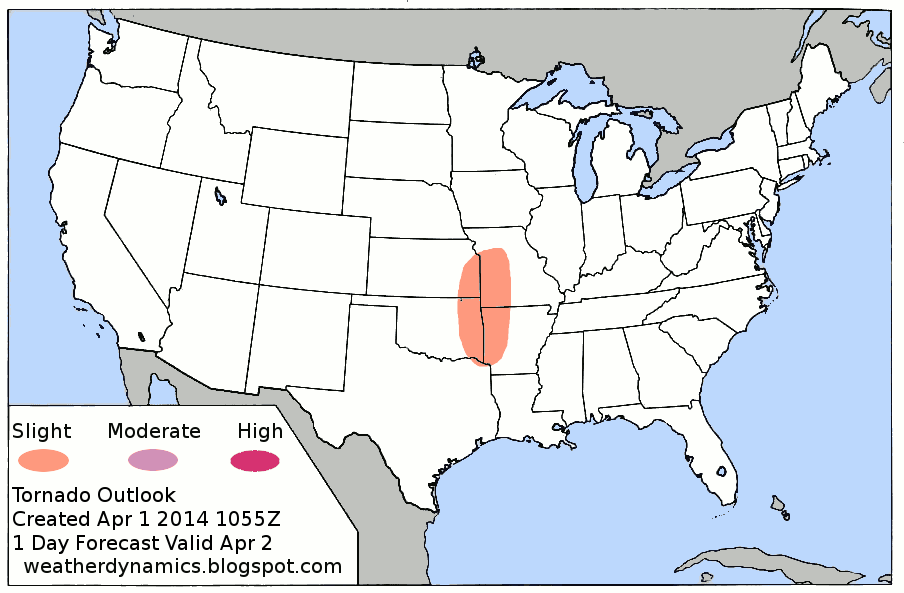 Weather Dynamics: Tornado Outlook Apr 1