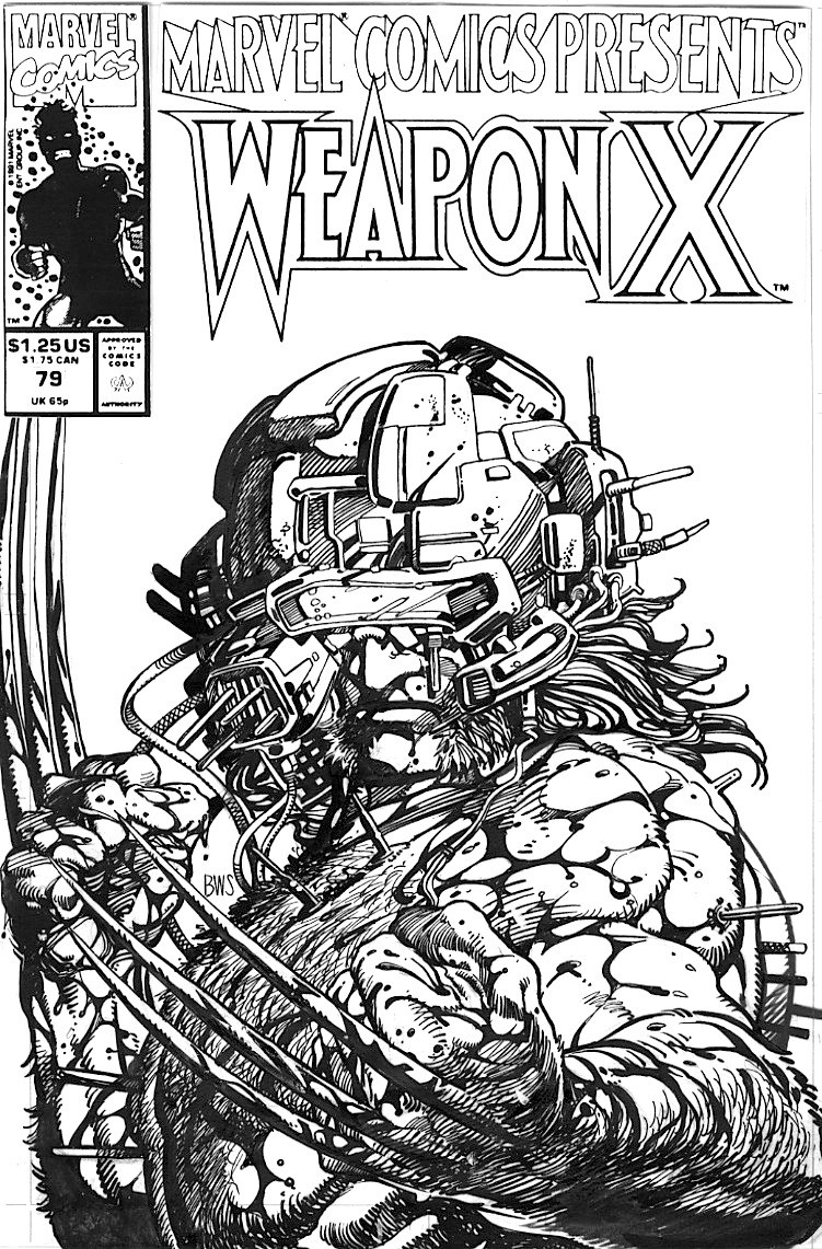 Cap'n's Comics: Weapon X Cover by Barry Smith