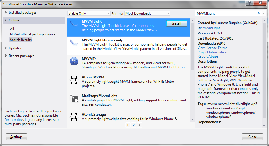 Muhammad Shujaat Siddiqi: Using Nuget Packages in an Enterprise Software