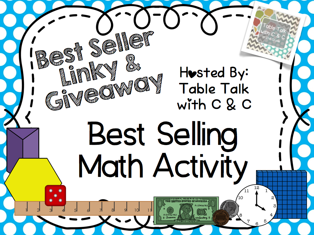 Table Talk with C and C: Best Selling Math Linky, Giveaway, and Writing ...